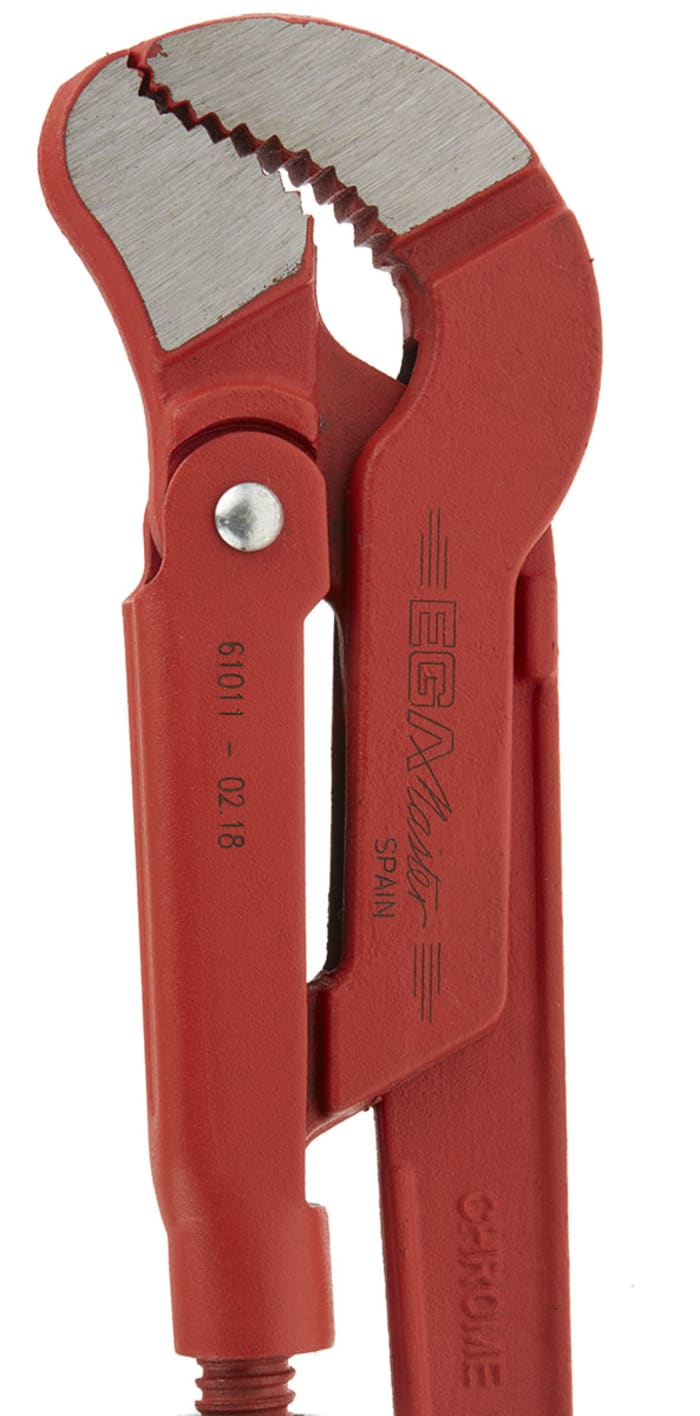 61011 Ega-Master | Ega-Master Pipe Wrench, 330.0 mm Overall | 178-0338 | RS