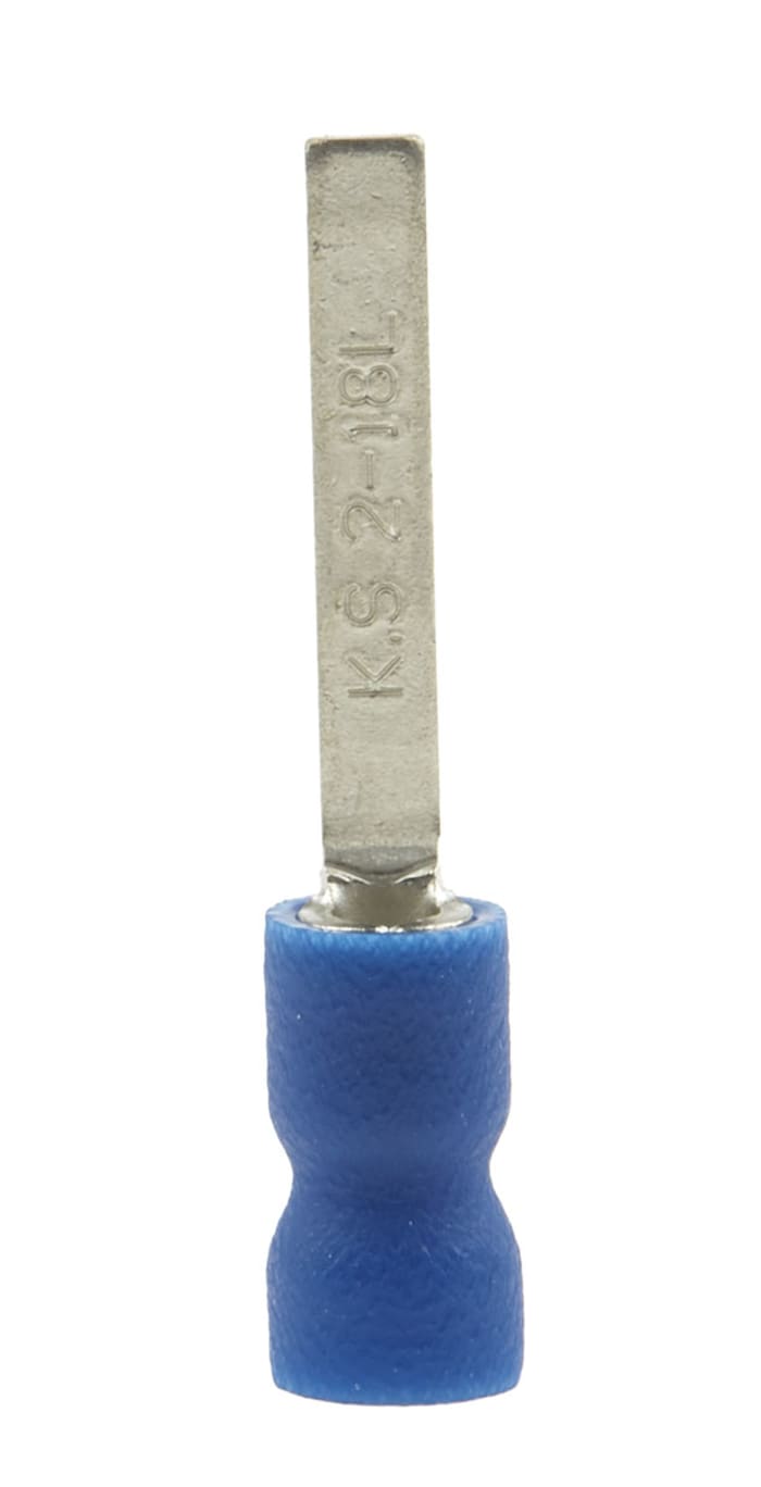 RS PRO | RS PRO Insulated Crimp Blade Terminal 18mm Blade Length, 1 ...