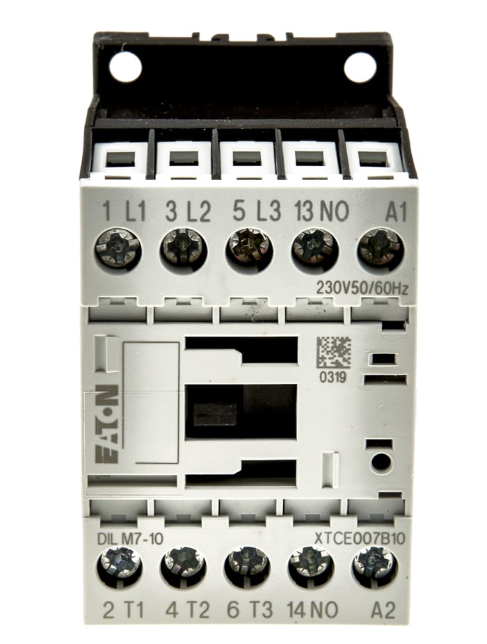 276558 DILM7-10(230V50/60HZ) Eaton | Contactor Eaton de 3 polos, 3 NA ...