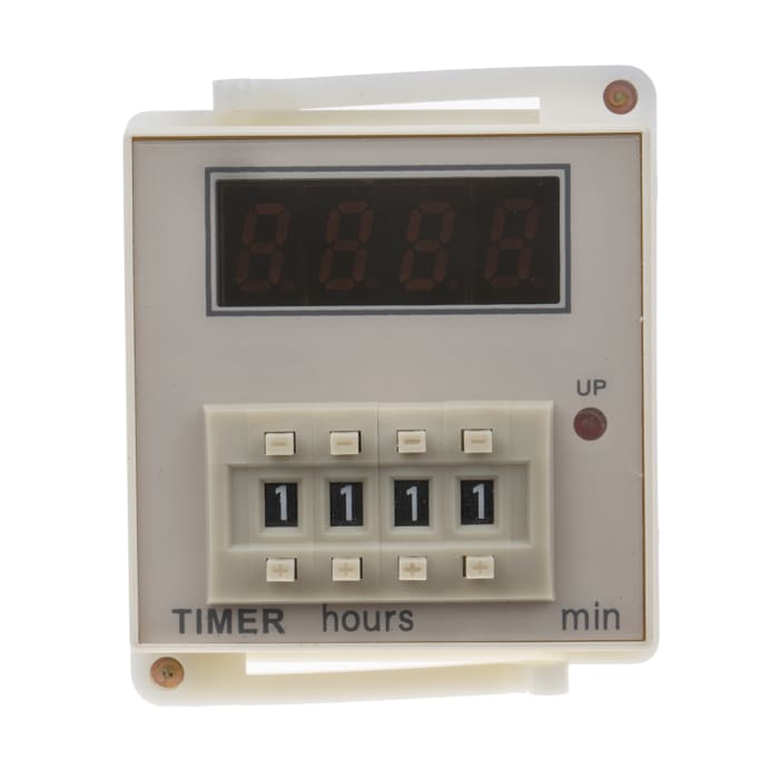 RS PRO | RS PRO Plug In Timer Relay, 100 → 240V ac, 1-Contact, 99 h ...