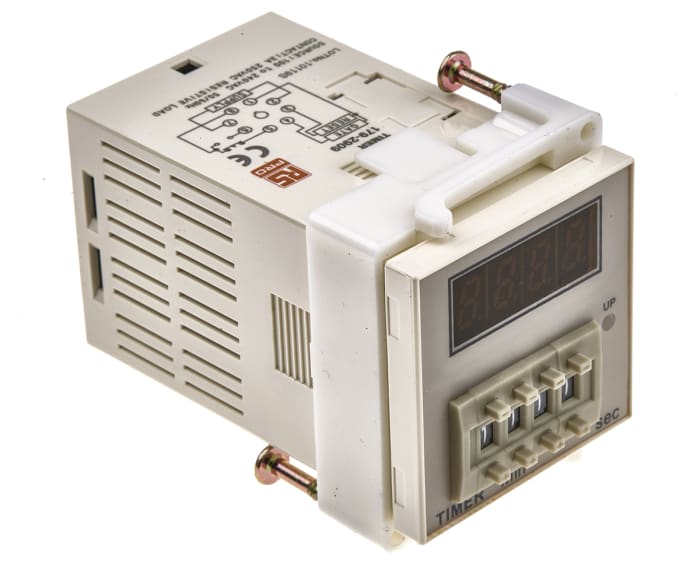 RS PRO | RS PRO Plug In Timer Relay, 100 → 240V ac, 8-Contact, 99m 59s ...