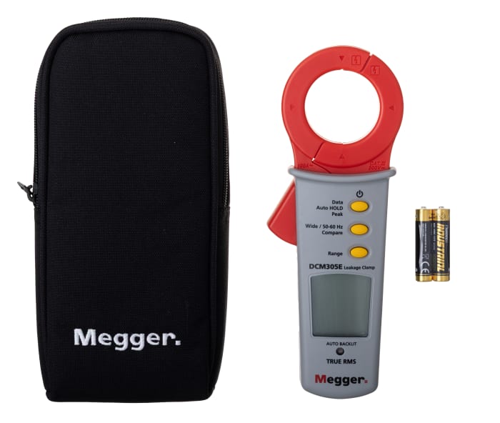 2009-574 Megger | Megger DCM305E Clamp Meter, Max Current 100A ac CAT ...