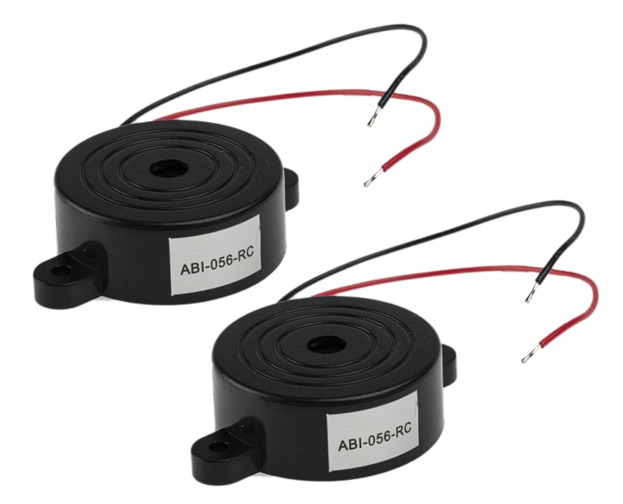 RS PRO | RS PRO 90dB Lead Wire Buzzer Internal Piezo Buzzer, 41.8 (Dia ...