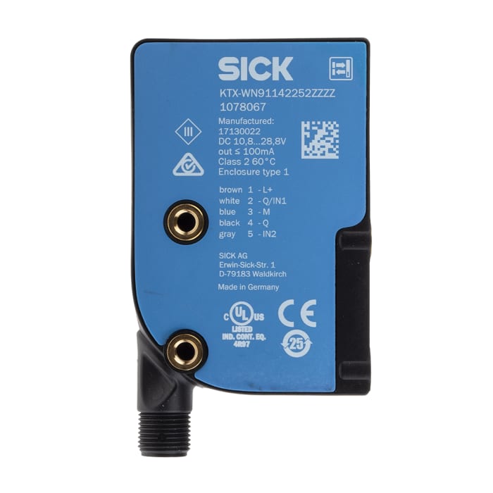 KTX-WN91142252ZZZZZZZZZZZZZZZ1 SICK | SICK Contrast Sensor RGB LED 13 ...