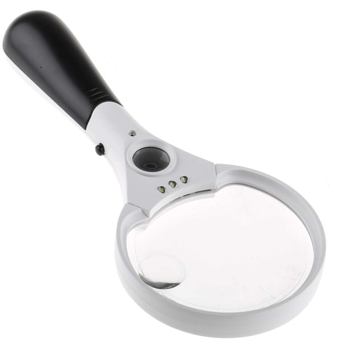 RS PRO | RS PRO Illuminated Magnifier, 2X x Magnification, 19mm ...