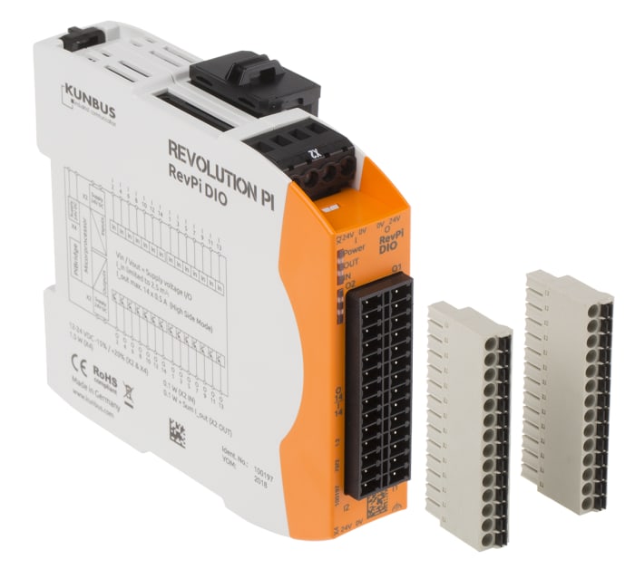 PR100197 Revolution PI | Módulo E/S para PLC Revolution PI RevPI DIO ...