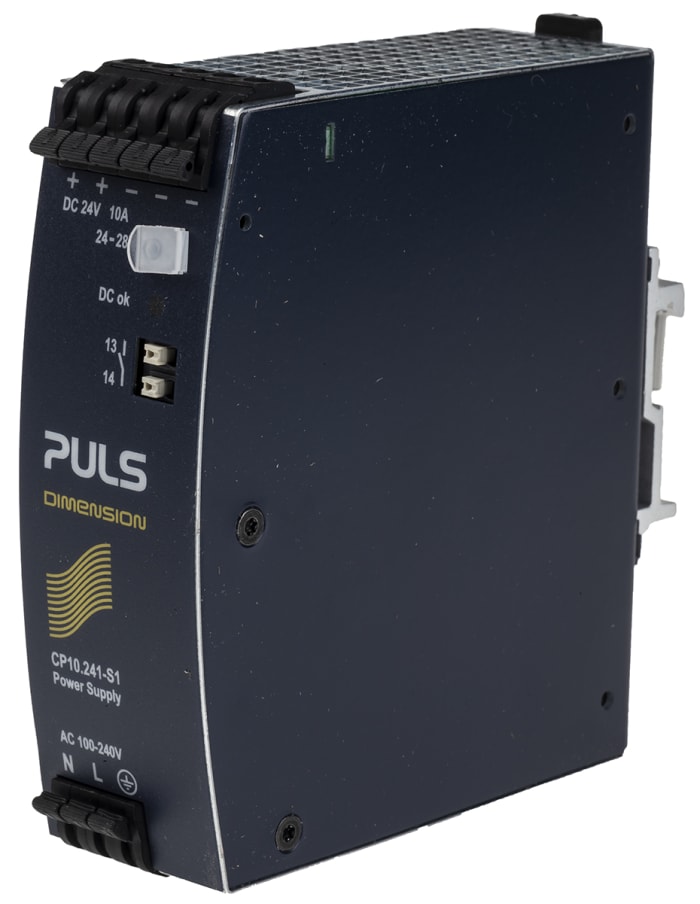 CP10.241-S1 PULS | PULS CP DIN Rail Power Supply, 100 → 240V ac ac ...