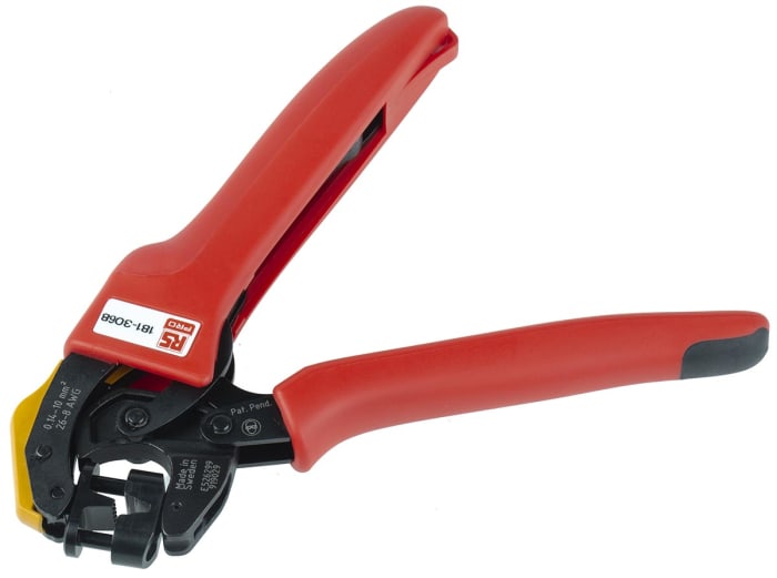 RS PRO | RS PRO Hand Ratcheting Crimp Tool for Wire End Sleeves, 0.14 → ...