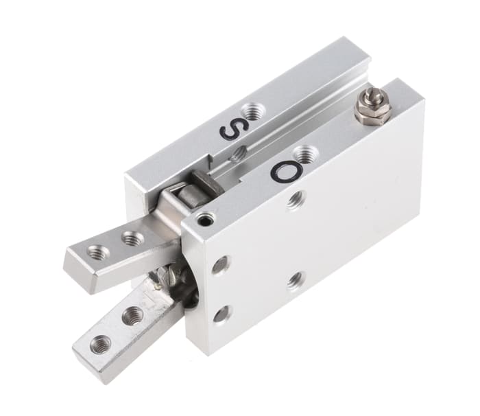 MHC2-10D SMC | SMC 2 Finger Double Action Pneumatic Gripper, MHC2-10D ...