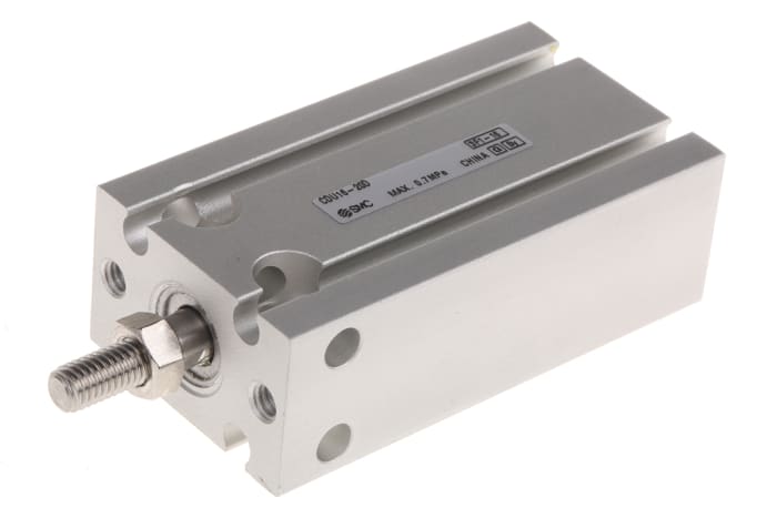 CDU16-20D SMC | SMC Pneumatic Multi-Mount Cylinder CU Series, Double Action, Single Rod, 16mm ...