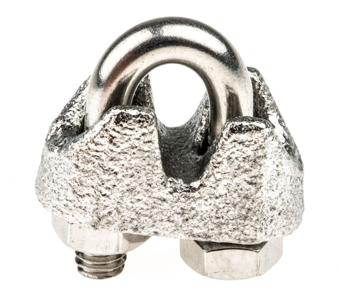 RS PRO | RS PRO Stainless Steel 3mm Diameter Wire Rope Clamp | 183-5891 ...