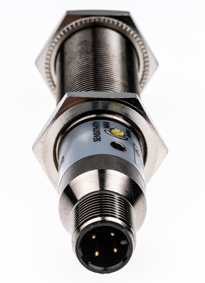 RS PRO | Sensor de proximidad RS PRO, M18, alcance 8 mm, 10 → 30 V dc ...