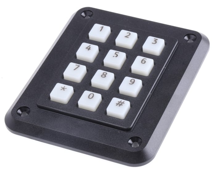 2K12T102 Storm | Storm IP65 12 Key Polymer Keypad | 184-8881 | RS ...