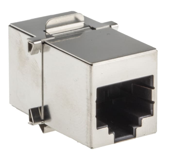 RS PRO | RS PRO 2-Port RJ45 Modular Coupler, Shielded | 186-3111 | RS