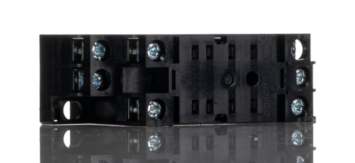 PYFZ-08-E Omron | Omron MY2 8 Pin 250V ac DIN Rail Relay Socket, for ...