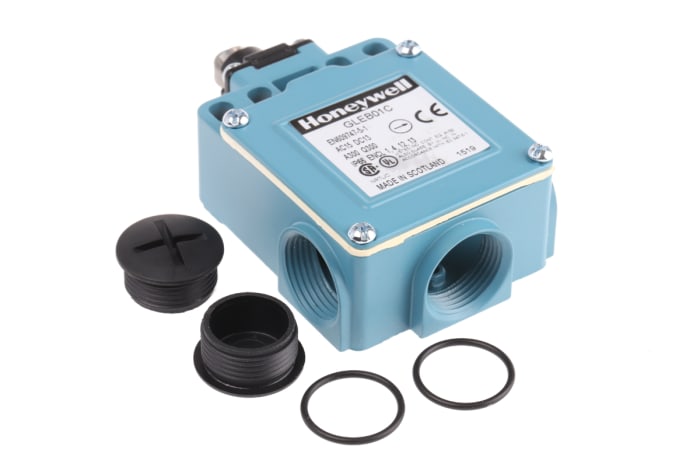 GLEB01C Honeywell | Honeywell GLE Series Roller Plunger Limit Switch, NO/NC, IP66, SPDT, Die ...