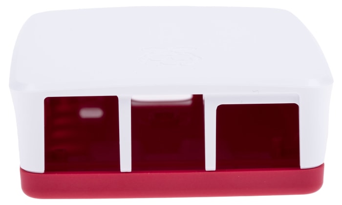RPI4 Case Red/White Raspberry Pi | Caja oficial Raspberry Pi de Plástico Rojo, Blanco para ...