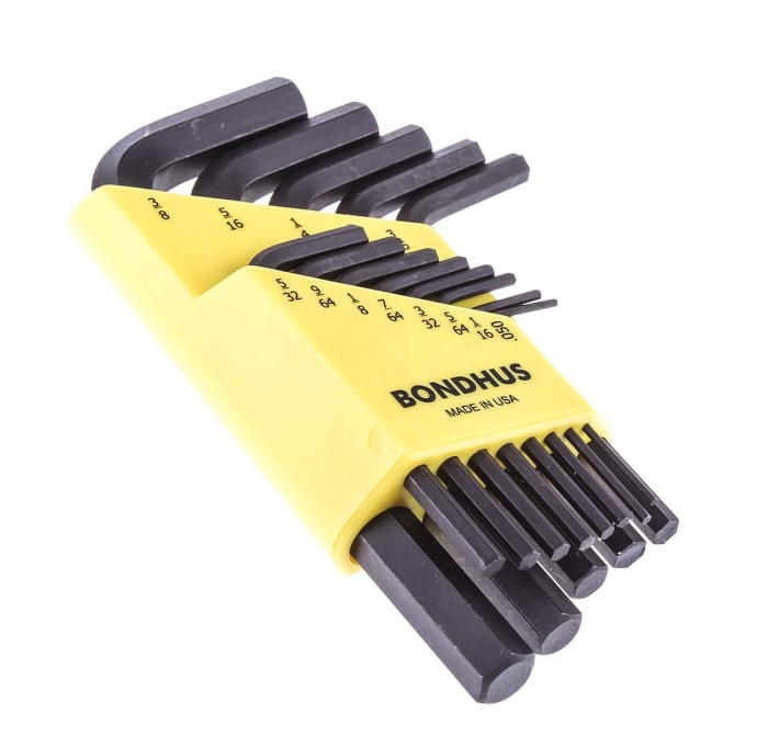 HLX13S Bondhus | Bondhus 13 piece L Shape Imperial Hex Key Set, 0.05 → ...