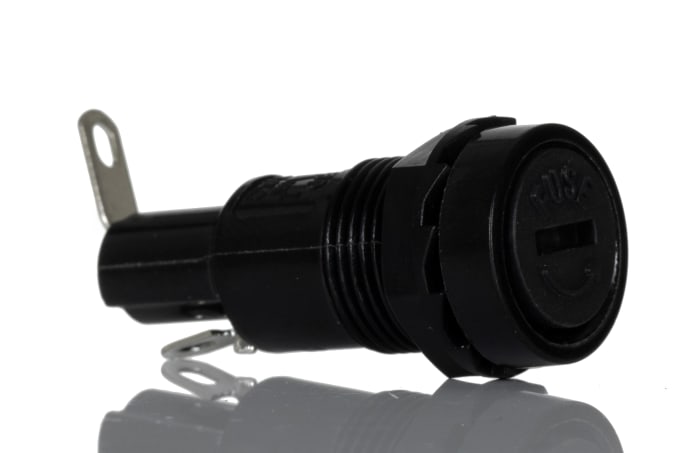 RS PRO | RS PRO 10A Panel Mount Fuse Holder for 5 x 20mm Fuse, 250V ac ...