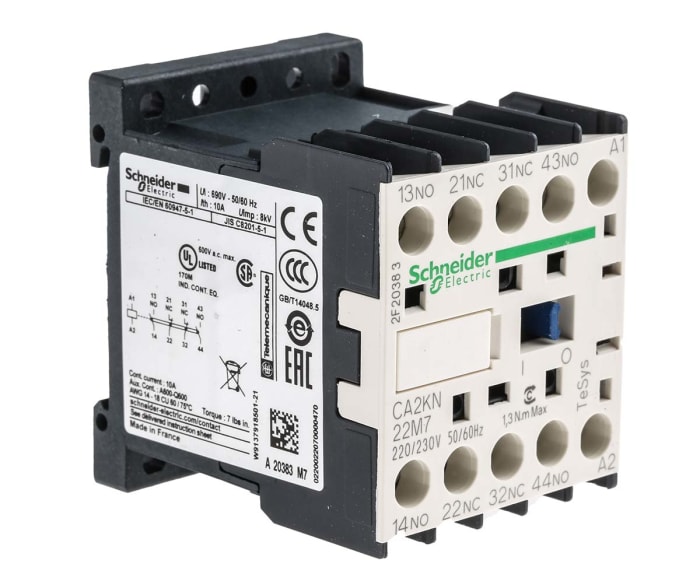 CA2KN22M7 Schneider Electric | Schneider Electric CA2KN Control Relay ...