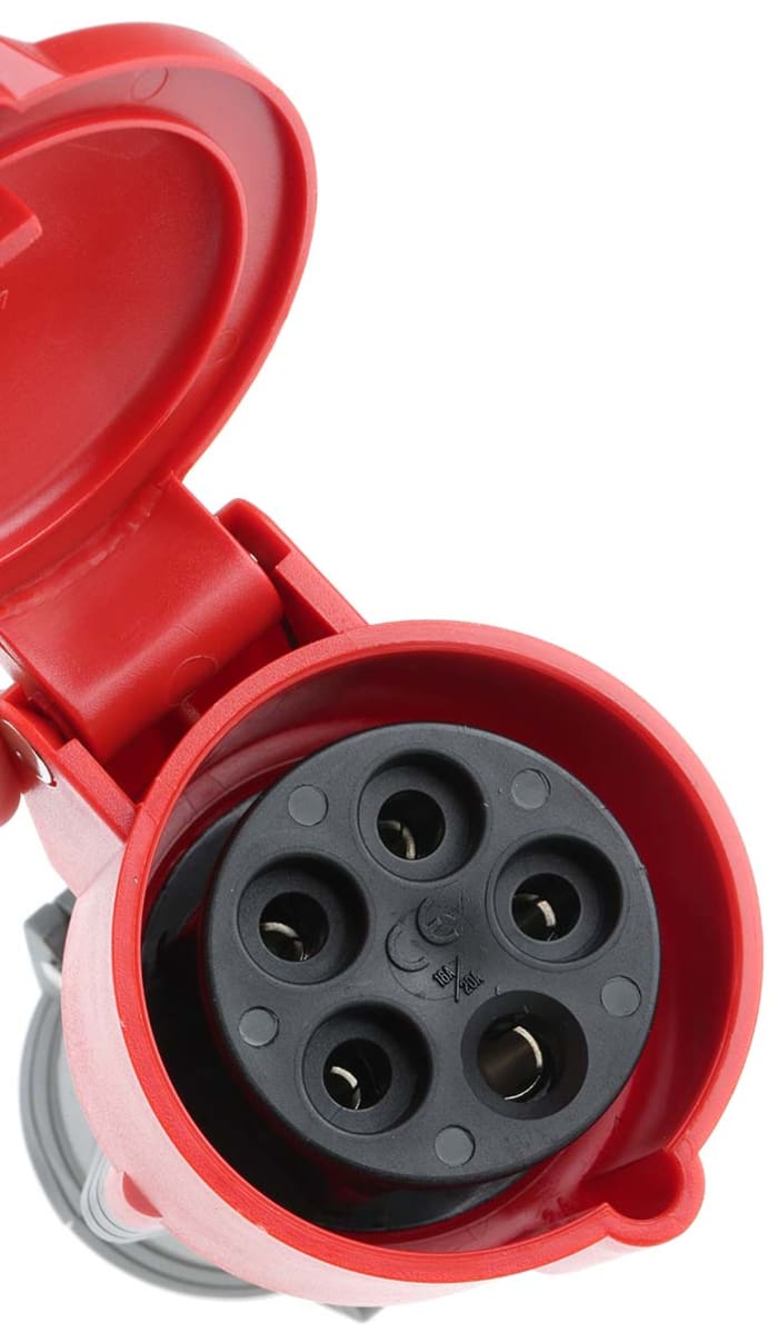 0 522 84 Legrand | Legrand IP44 Red 3P + N + E Industrial Power ...