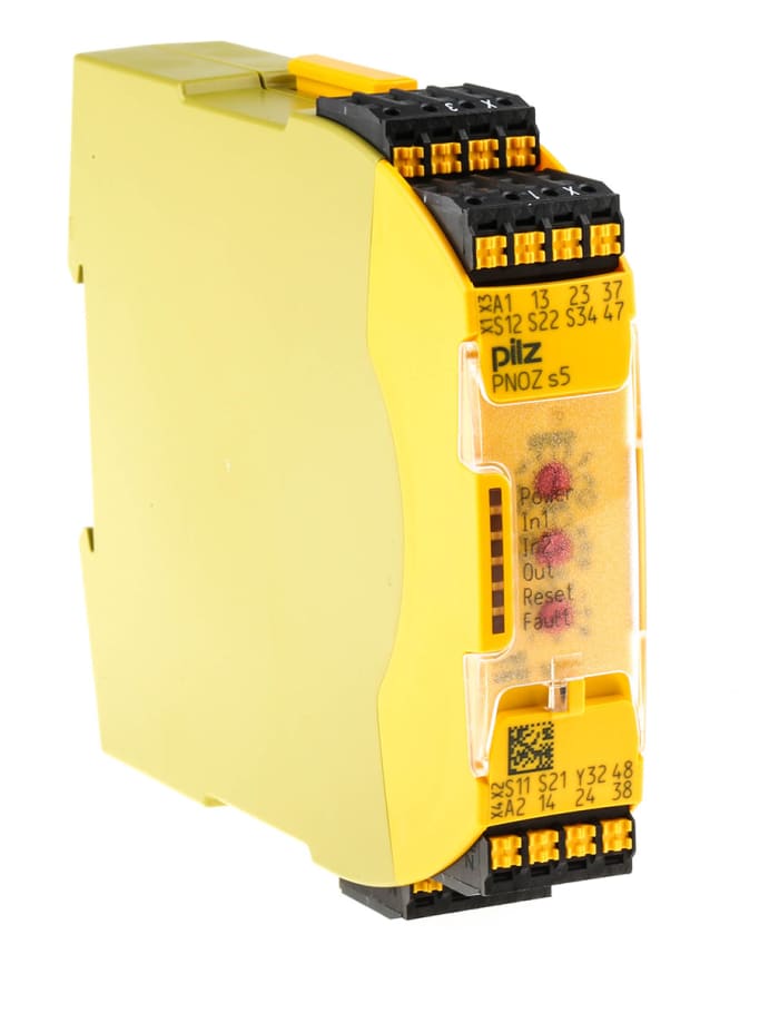 751105 Pilz | Pilz Dual-Channel Expansion Module Safety Relay, 24V dc ...