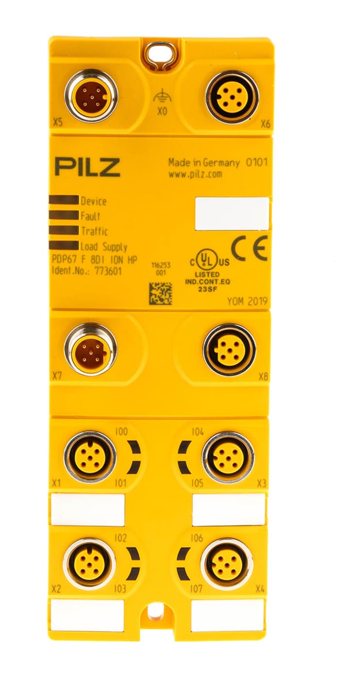 773601 Pilz | Pilz PDP67 F Safety Controller, 8 Safety Inputs, 8 Safety ...