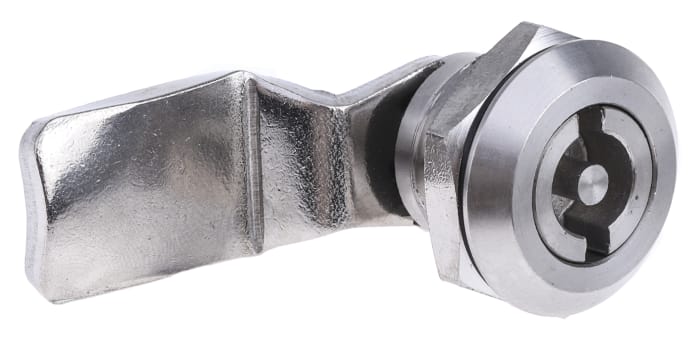 RS PRO | RS PRO Silver Stainless Steel Cabinet Lock, 26mm Panel-to ...