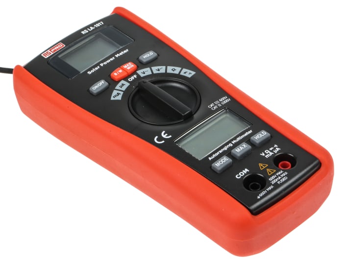 RS PRO | RS PRO Solar Power Meter & Digital Multimeter DT-1307 | 193 ...