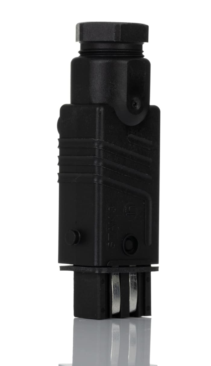 932140100 STAK 3 N black Hirschmann | Hirschmann, ST IP54 Black Cable ...