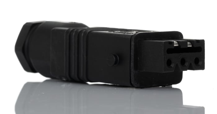 932140100 STAK 3 N black Hirschmann | Hirschmann, ST IP54 Black Cable ...