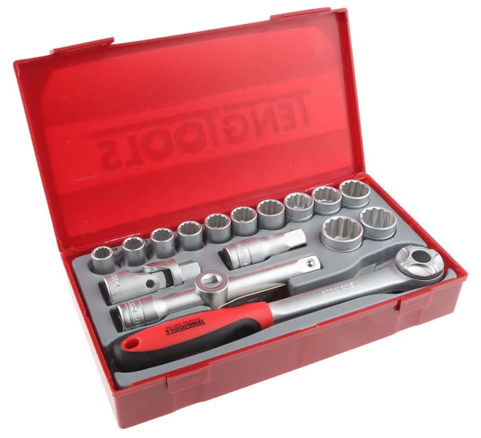 TT1218 Teng Tools | Teng Tools 18-Piece Metric 1/2 in Standard Socket ...