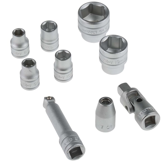 TT3819 Teng Tools | Teng Tools 19-Piece Metric 3/8 in Standard Socket ...
