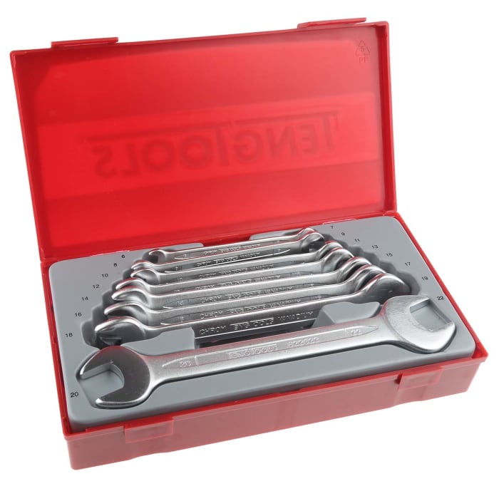 TT6208 Teng Tools | Teng Tools 8-Piece Spanner Set, 6 → 22 mm, Chrome ...