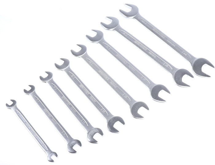 6208 Teng Tools | Teng Tools 8-Piece Spanner Set, 6 → 22 mm, Chrome ...