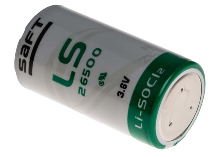 LS26500 Saft | Saft 3.6V Lithium Thionyl Chloride C Battery | 201-9450 ...