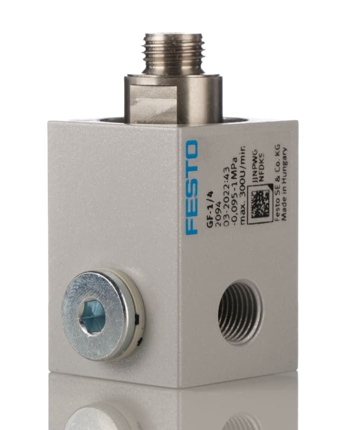 GF-1/4 Festo | Festo GF Pneumatic Rotary Union, G 1/4 Female/Male | 202-2705 | RS Components