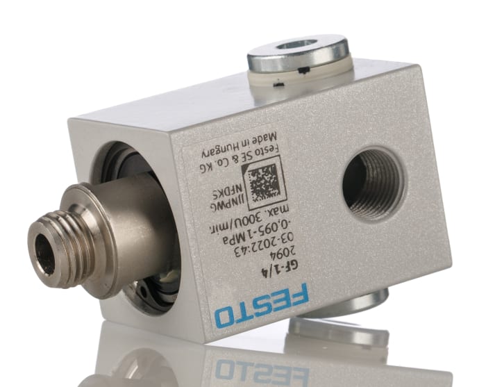 GF-1/4 Festo | Festo GF Pneumatic Rotary Union, G 1/4 Female/Male | 202-2705 | RS