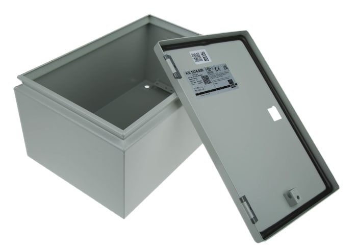 1554000 Rittal | Rittal KX Series Sheet Steel Wall Box, IP66, 300 mm x ...