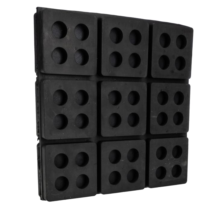 RS PRO | RS PRO 150mm Anti-Vibration Pad Rubber +100°C -50°C 150 x ...