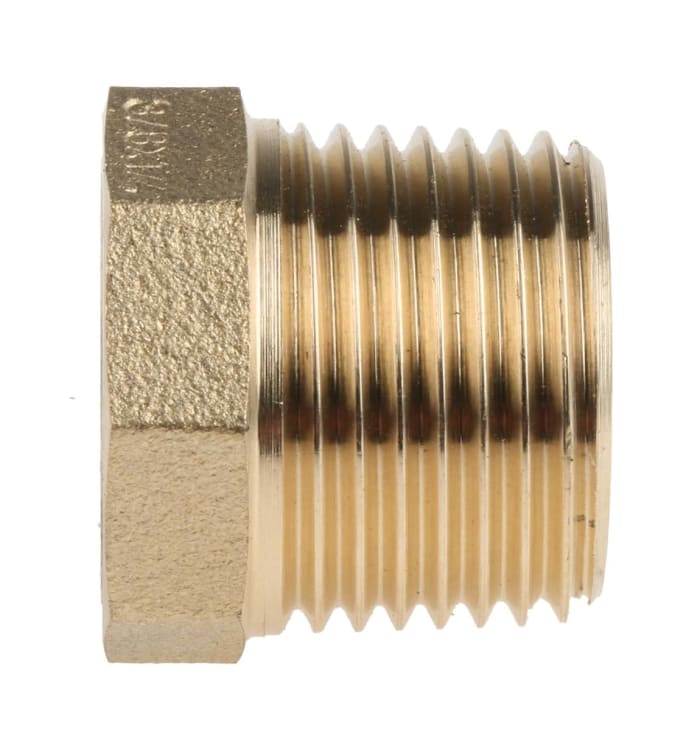 RS PRO | RS PRO Threaded Fitting, Straight Reducer Bush, Male BSP 3/8in to Female BSP 1/4in ...