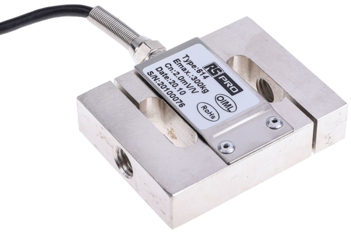 RS PRO | RS PRO Load Cell, 300kg Range, Compression, Tension Measure ...