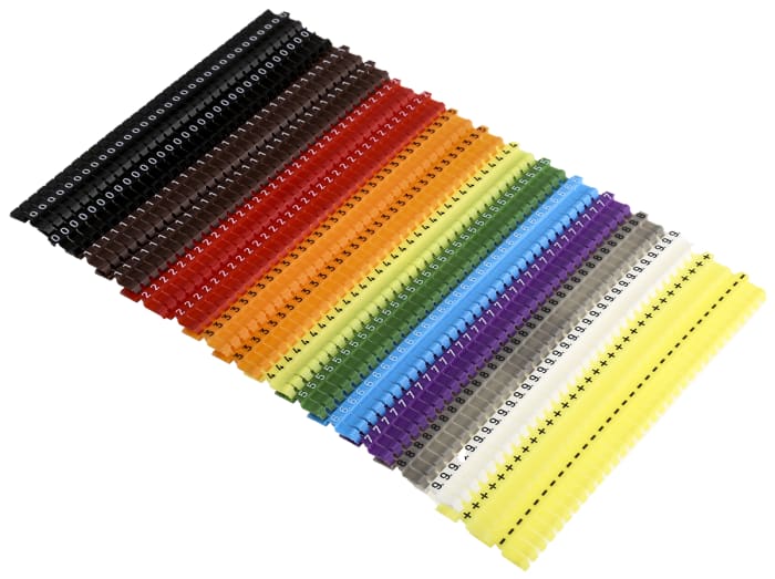 07370301000 JLP | JLP PLIO®-CLIP Clip On Cable Markers, assorted ...