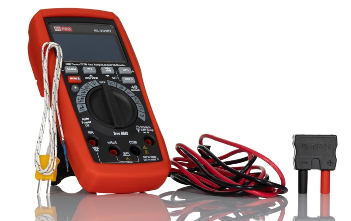 RS PRO | RS PRO RS-9519BT Handheld Digital Multimeter, True RMS, 10A ac ...