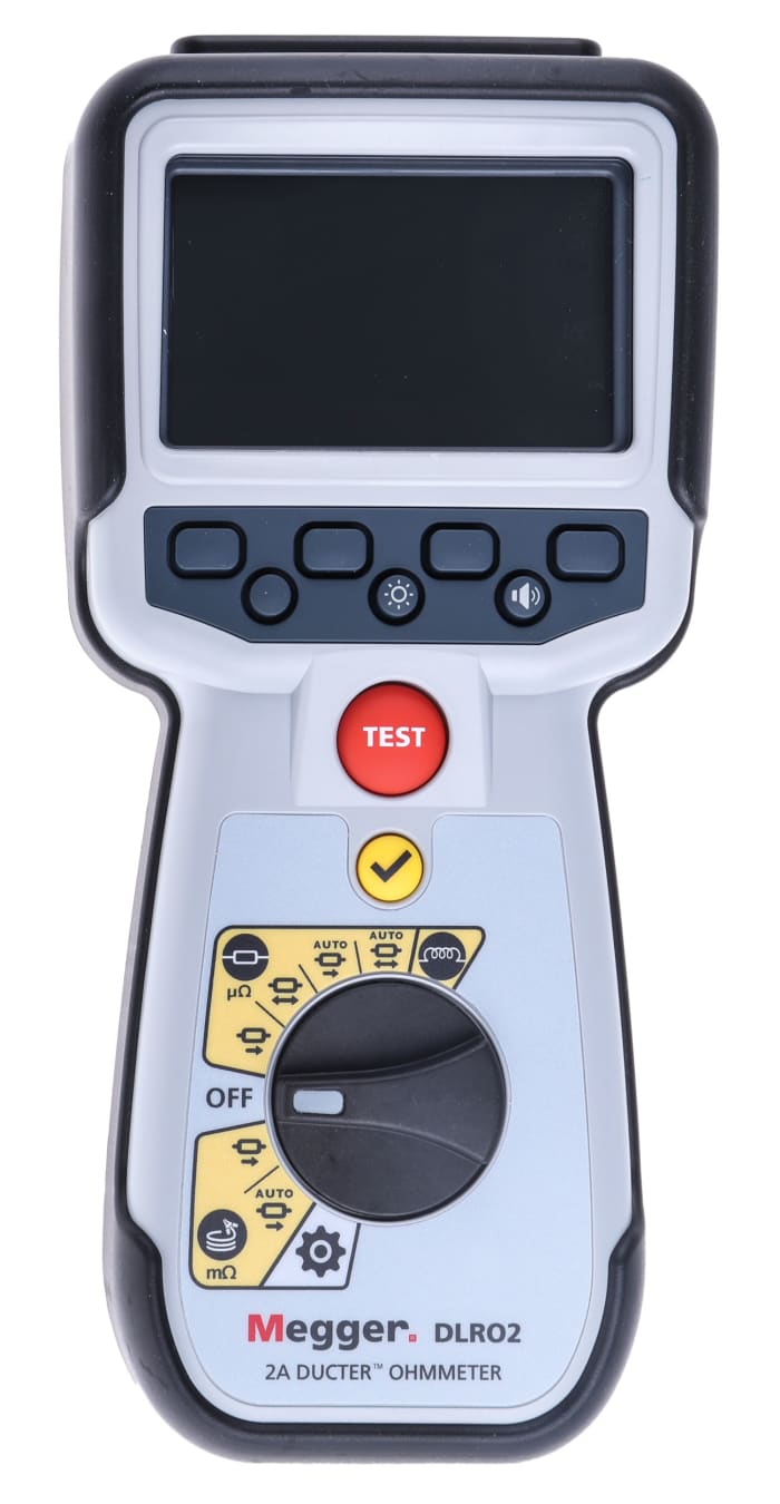 1012-280 Megger | Megger DLRO2 Handheld Ohmmeter, 2000 Ω Max, 100mΩ ...