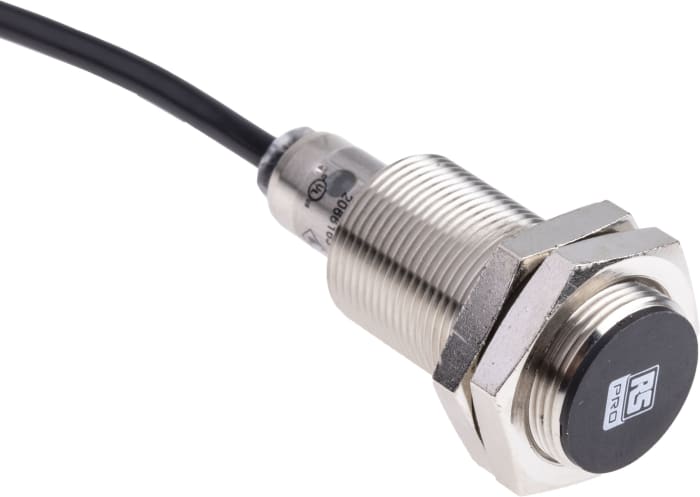 RS PRO | Sensor de proximidad RS PRO, M18, alcance 8 mm, 10 → 30 V dc ...