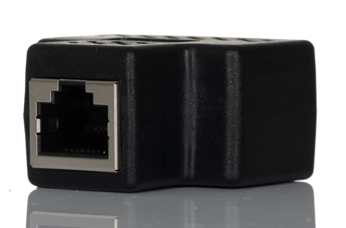 RS PRO | RS PRO 2-Port RJ45 Female Splitter Adapter, Shielded | 206 ...