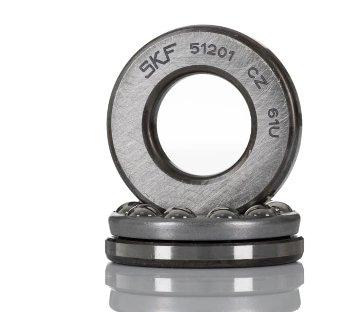 51201 SKF | SKF 51201 Thrust Ball Bearing- Open Type 12mm I.D, 28mm O.D ...