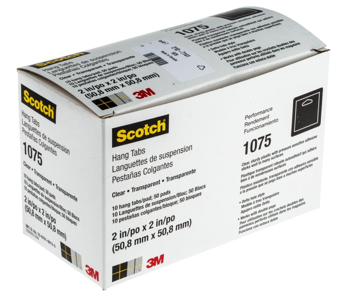 1075 3M | 3M 3MTM ScotchparTM, 3MTM ScotchPadTM Clear 0.75 lb Adhesive ...
