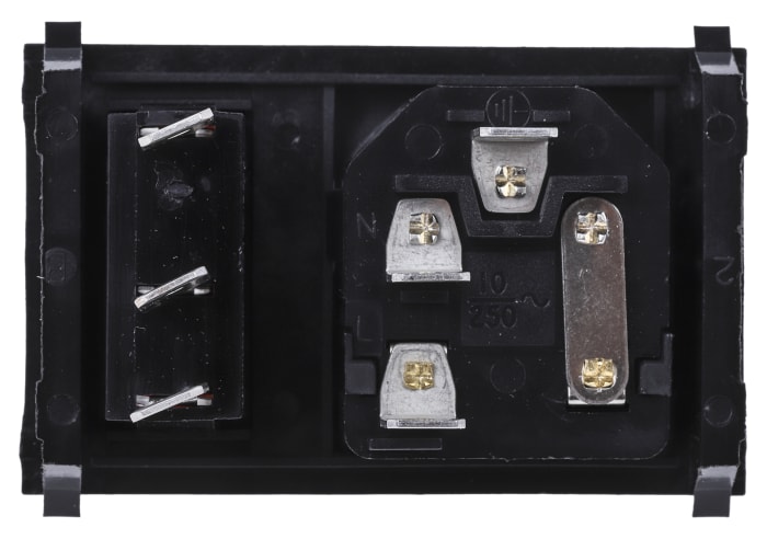 BZH01/Z0000/02 Bulgin | Bulgin C14 Snap-In IEC Connector Male, 10A, 250 ...